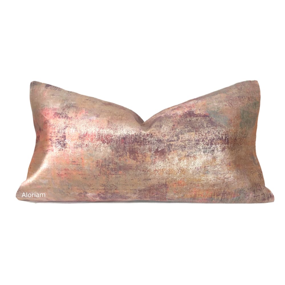 Circe Rose Gold Sunset Velvet Pillow Cover – Aloriam