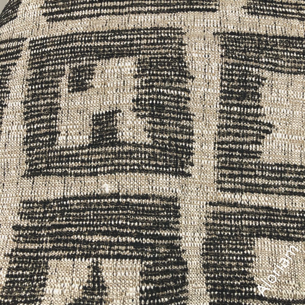 Zulu Black Brown Ethnic Blocks Pillow Cover – Aloriam