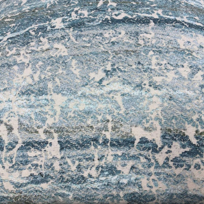 Atlantis Watery Blues Abstract Texture Pillow Cover – Aloriam