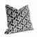 (CLEARANCE) Bloomsbury Dark Gray Light Gray Geometric Tile Velvet Pill ...