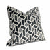 (CLEARANCE) Bloomsbury Dark Gray Light Gray Geometric Tile Velvet Pill ...