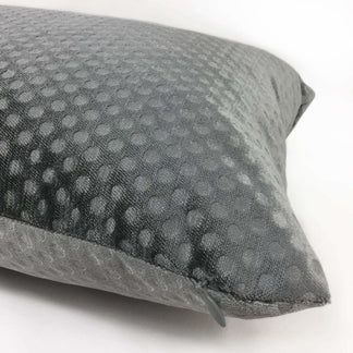 (CLEARANCE) Dark Gray Dimple Dots Velvet Pillow Cover – Aloriam