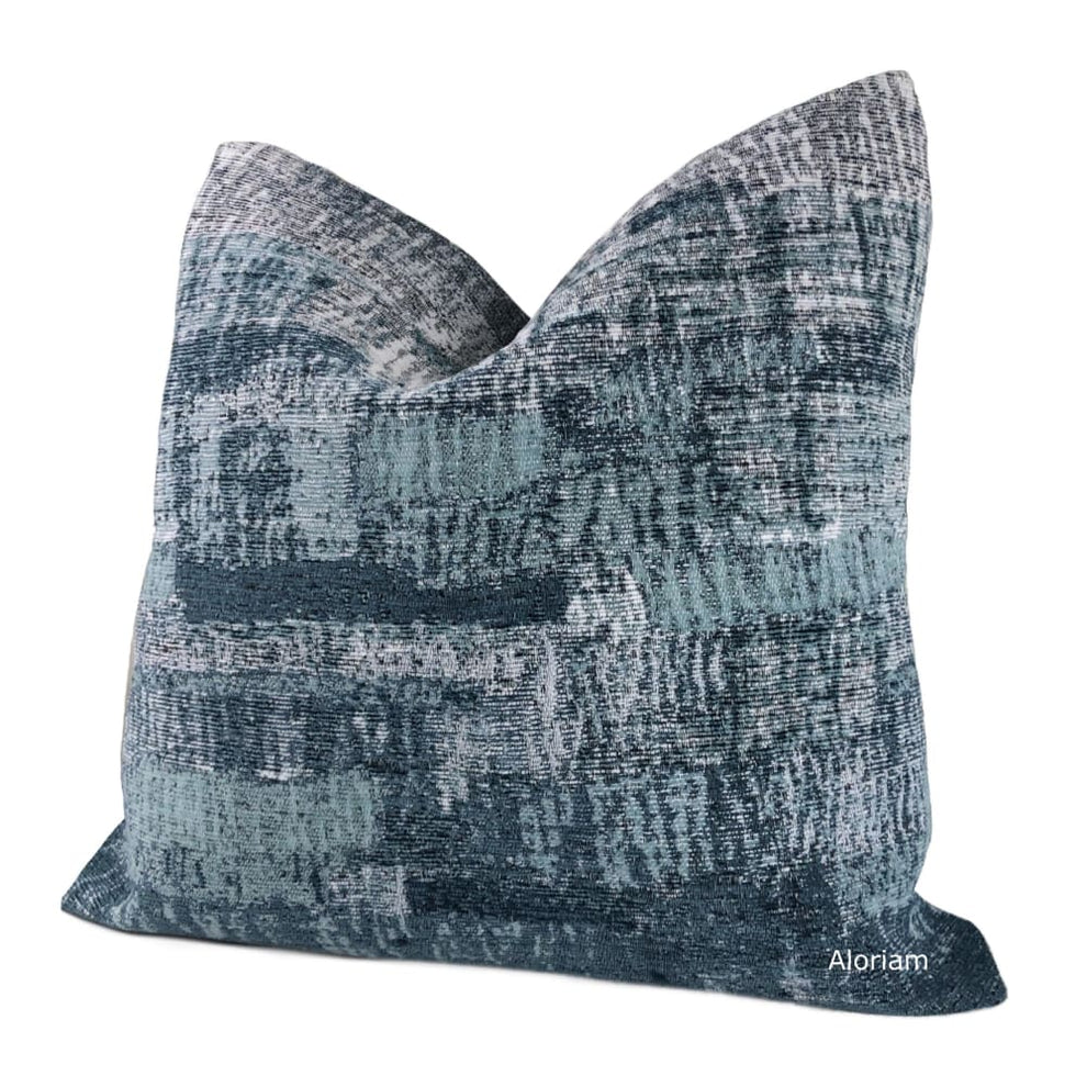 Grand Teton V Blue Tonal Texture Pillow Cover – Aloriam