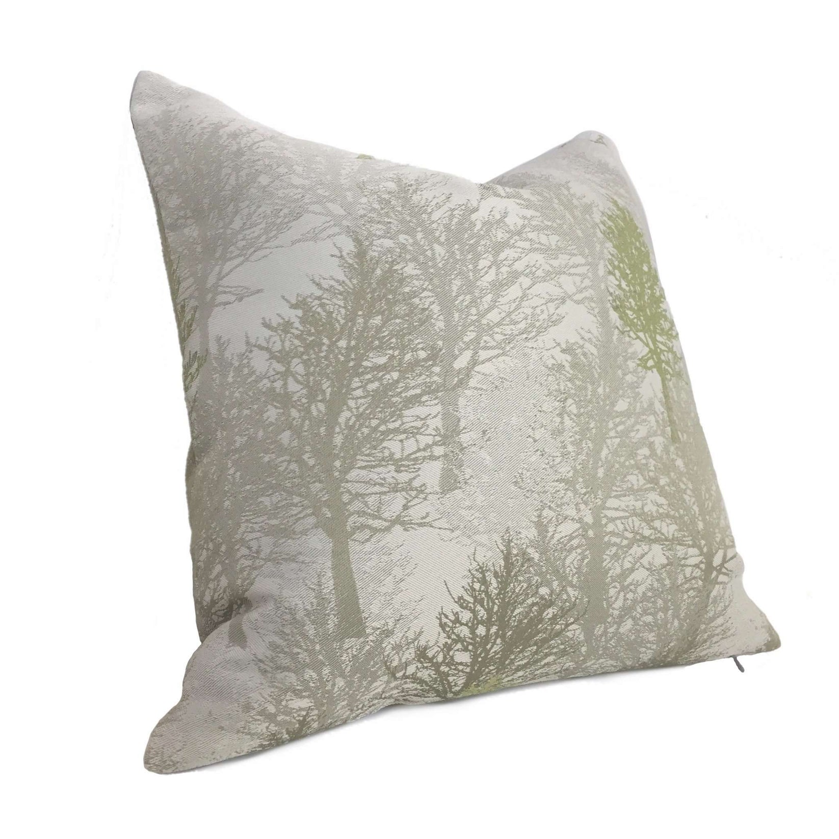 Silvery Gray Green Forest Trees Pillow Cover – Aloriam