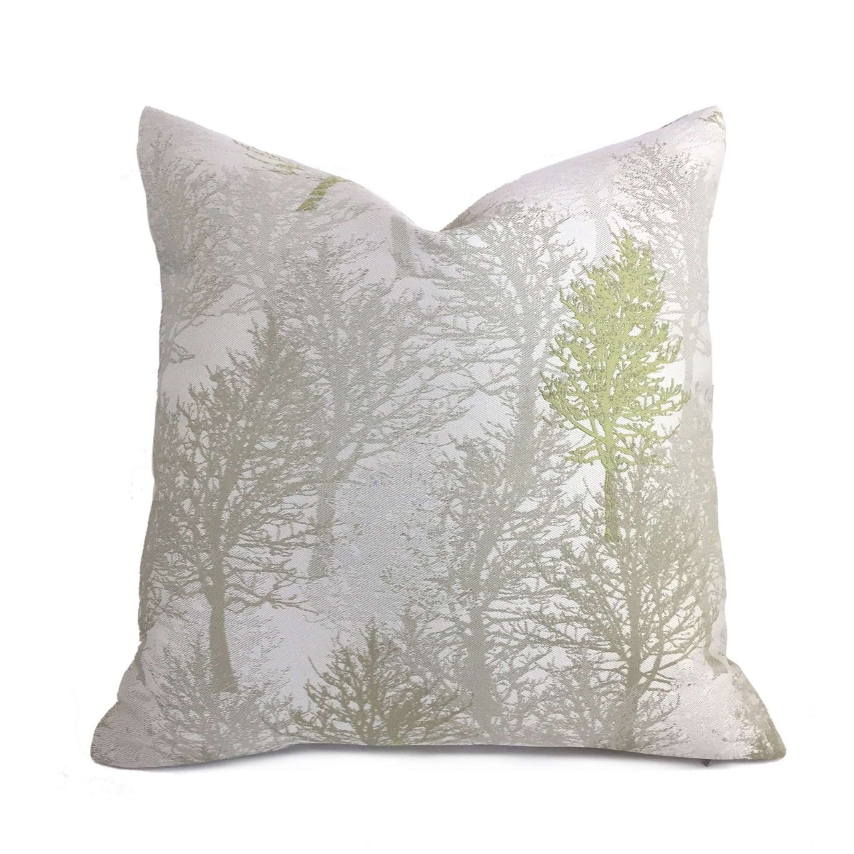 Silvery Gray Green Forest Trees Pillow Cover – Aloriam